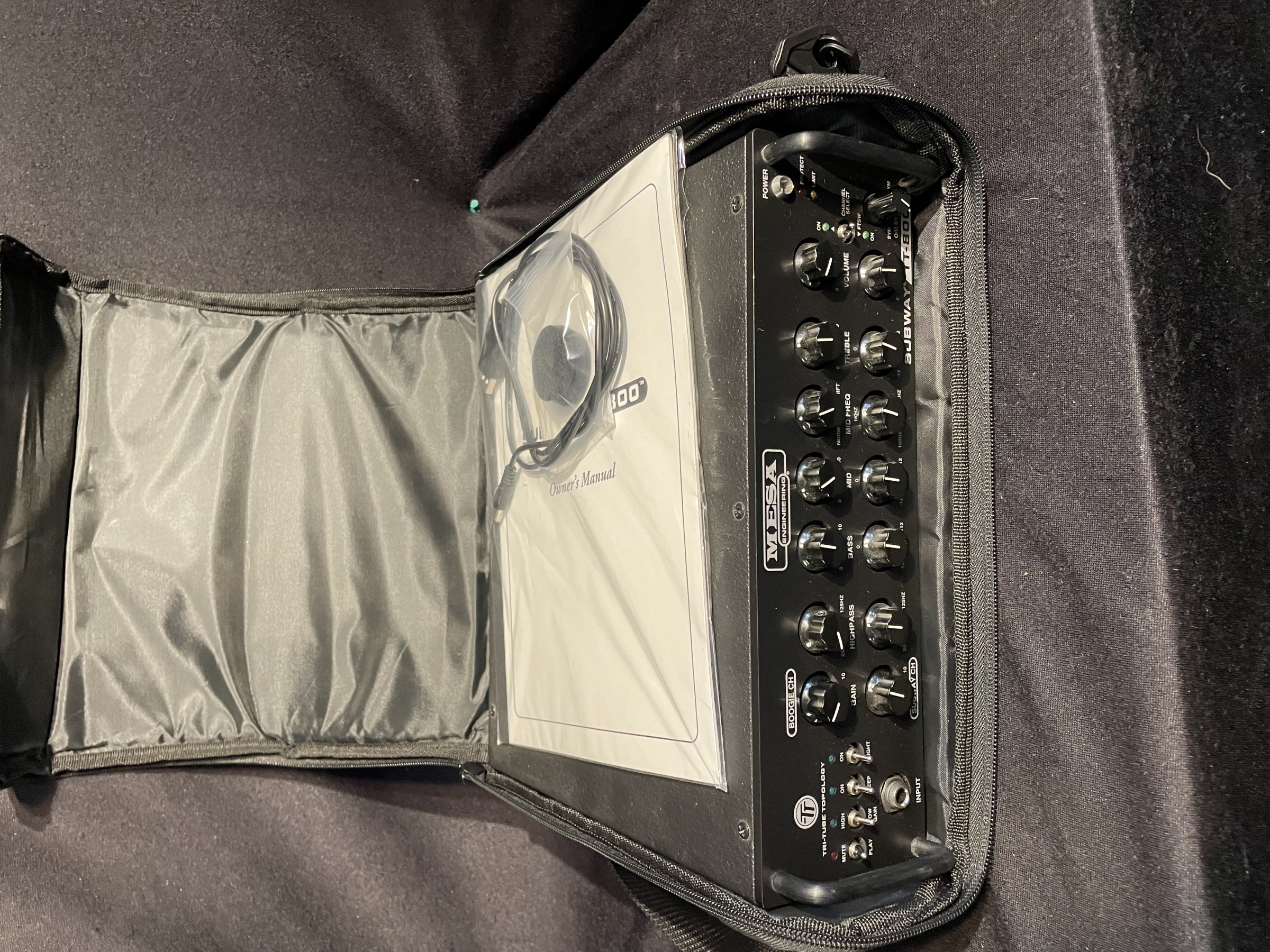 Mesa Boogie Subway TT-800 Head with Bag