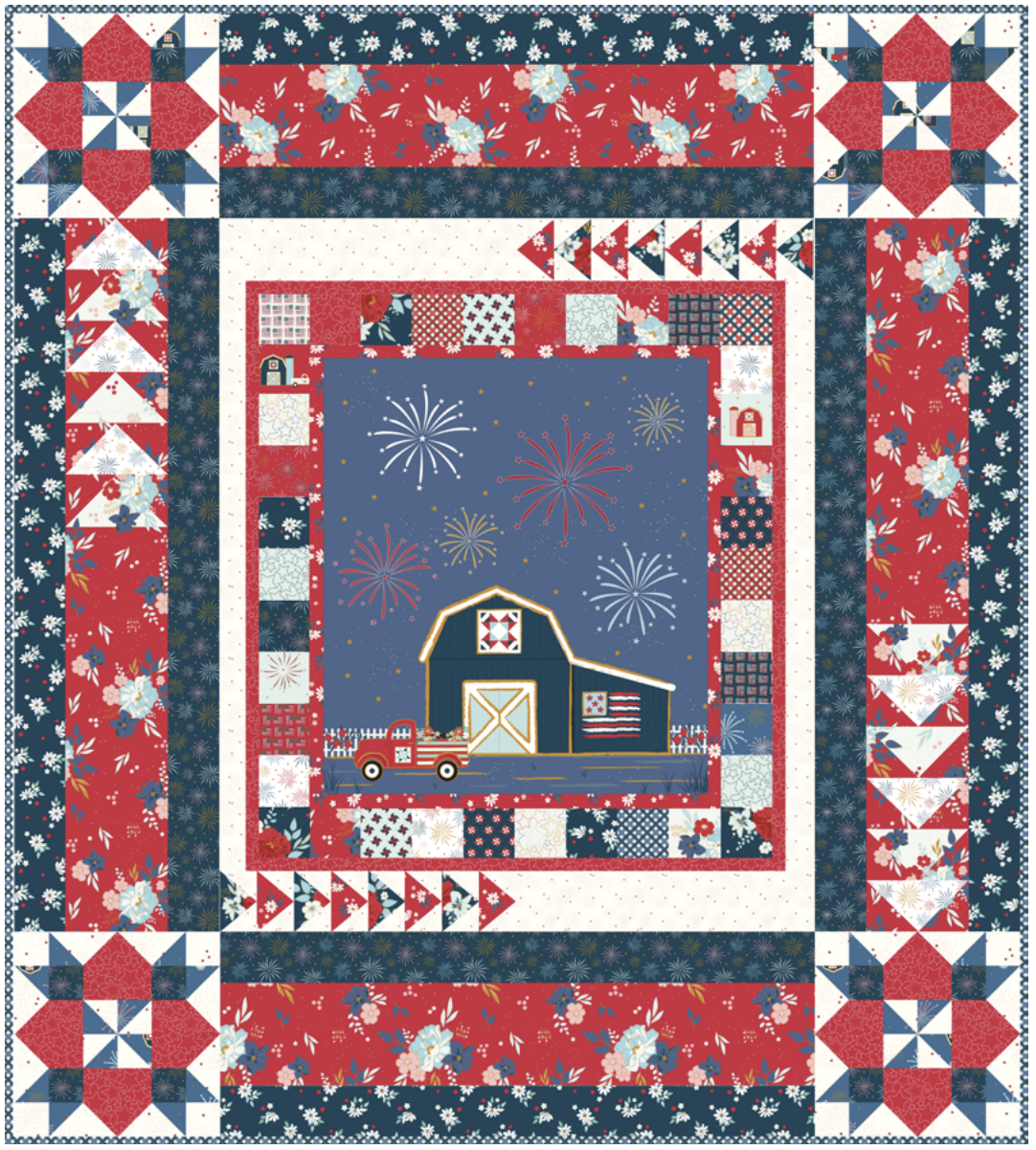 Sweet Freedom Quilt - FREE PATTERN