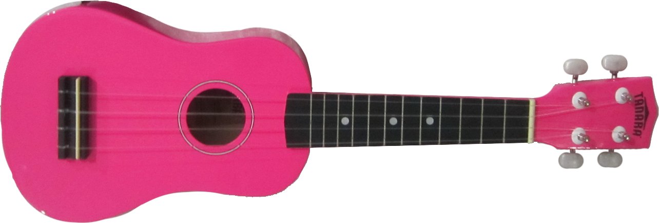 UKULELE TANARA, BLACK LOGO, DOUBLE BLACK LINE ROSETTE, WHITE (TU1BPK ...