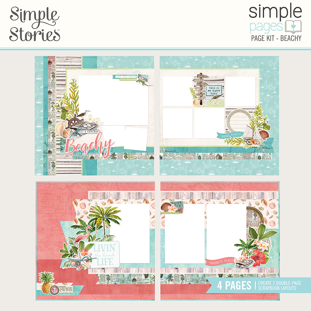 Simple Stories Simple Pages Page Kit-Beachy