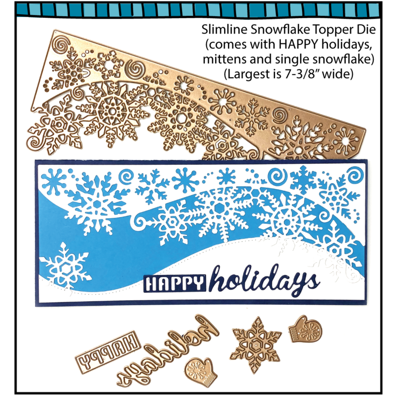 Slimline Snowflake Die Set