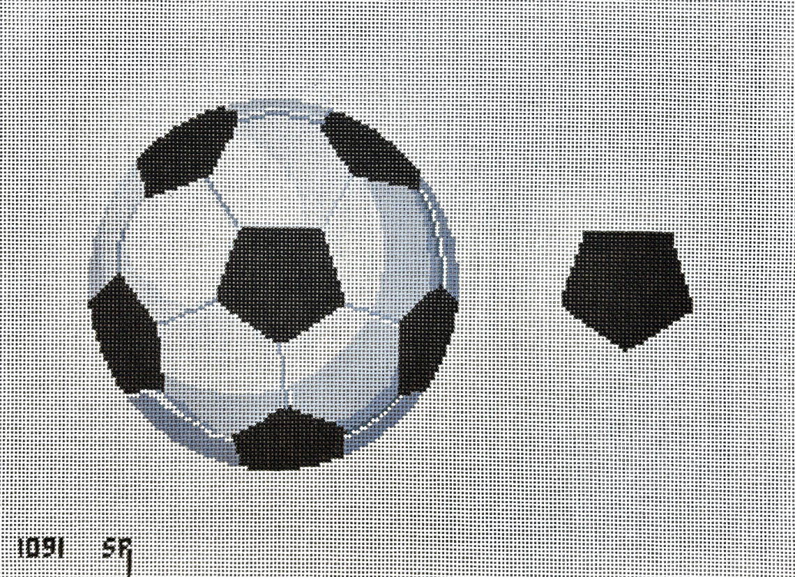 Soccer Ball with Patch, 7 Shaped Tooth Fairy Pillow - 13 mesh