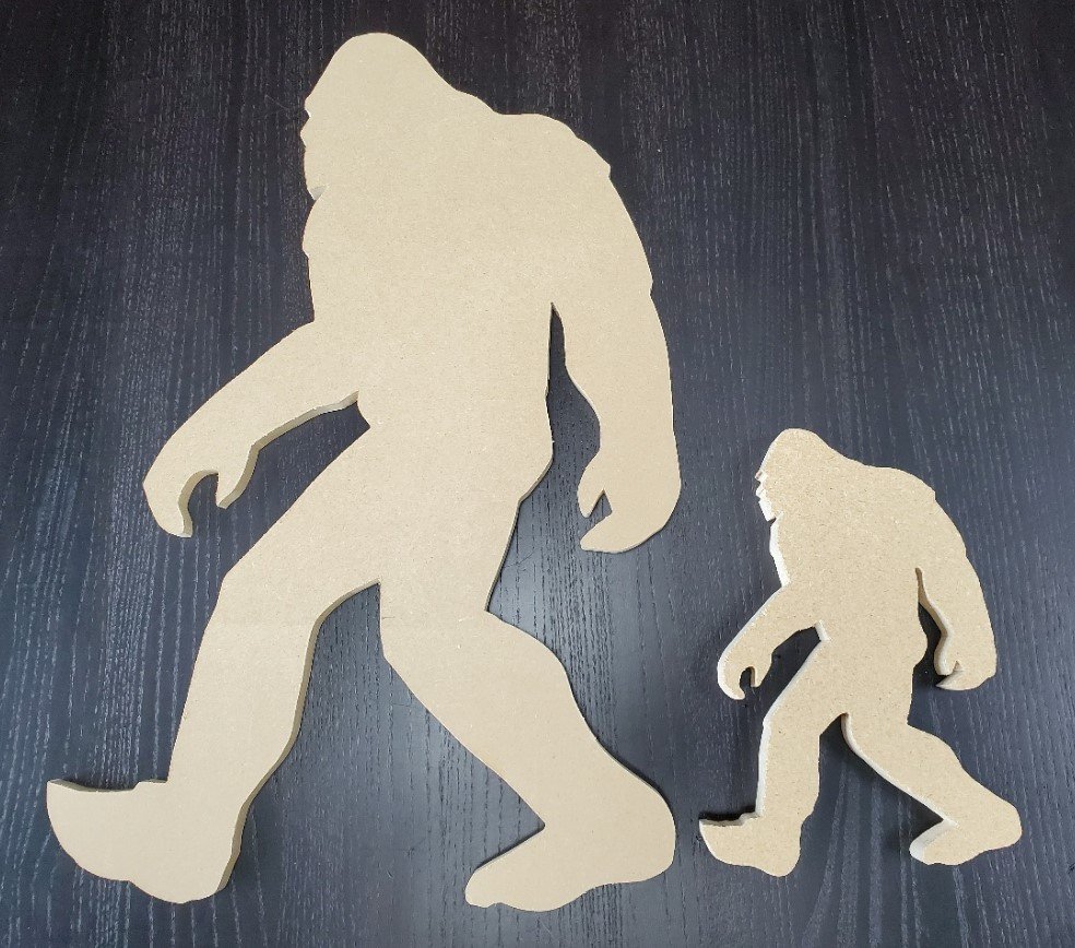Small Wood Sasquatch Yeti Big Foot 8.5 tall