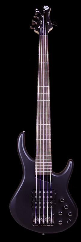 MTD Kingston Super 5-String Bass, Matte Black - 687716101742