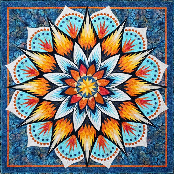 "Carnival Flower" Judy Niemeyer Technique of the Month