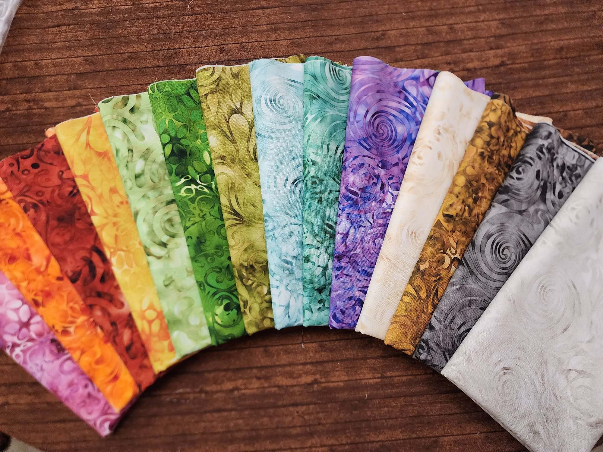 Effervescence by Dan Morris for Quilting Treasures- 14 Piece Half Yard ...