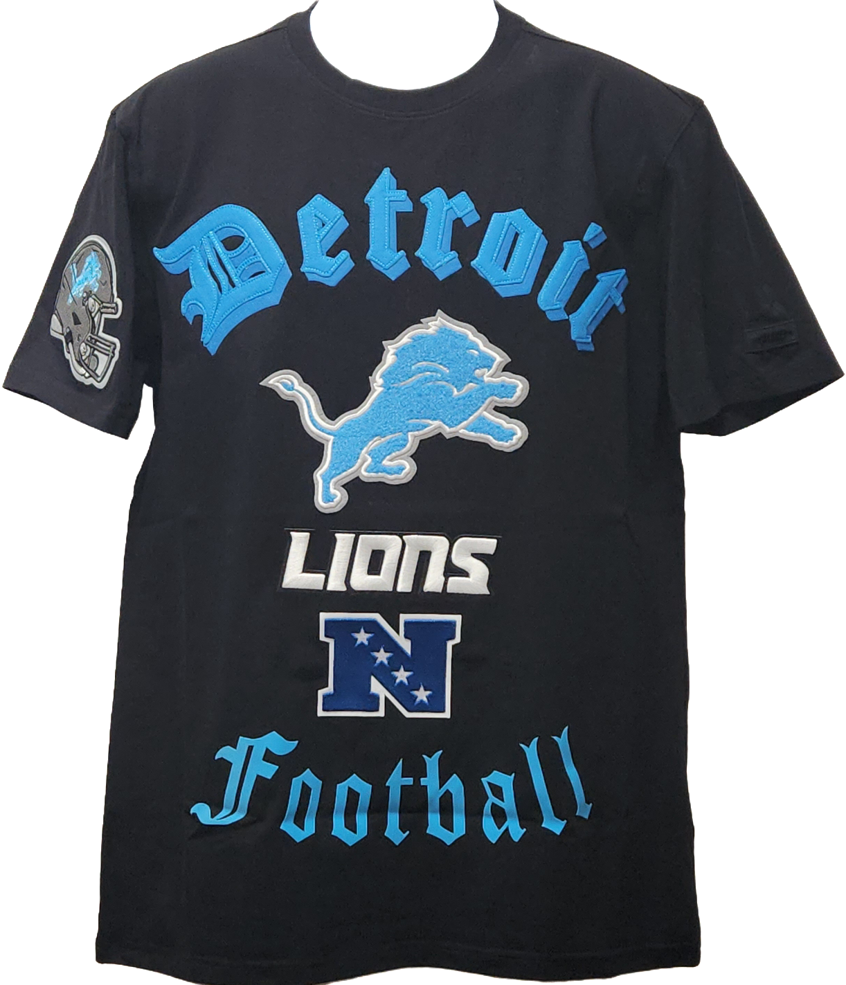 Detroit Lions Pro Standard Old English Men s Black Tee 197811482009 Detroit Lions Pro Standard Old English Men s Black Tee 197811482009