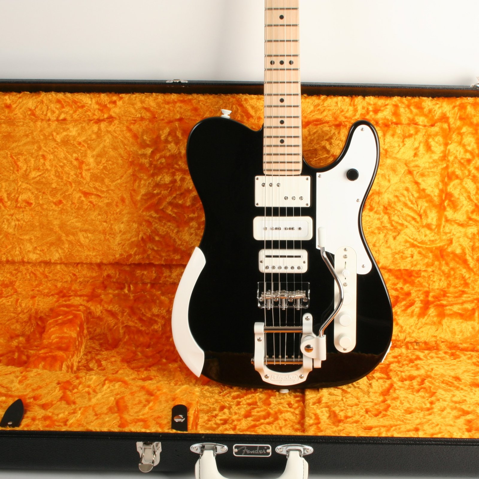 Fender Jack White Triplecaster Maple Fingerboard Black JW240894 ...