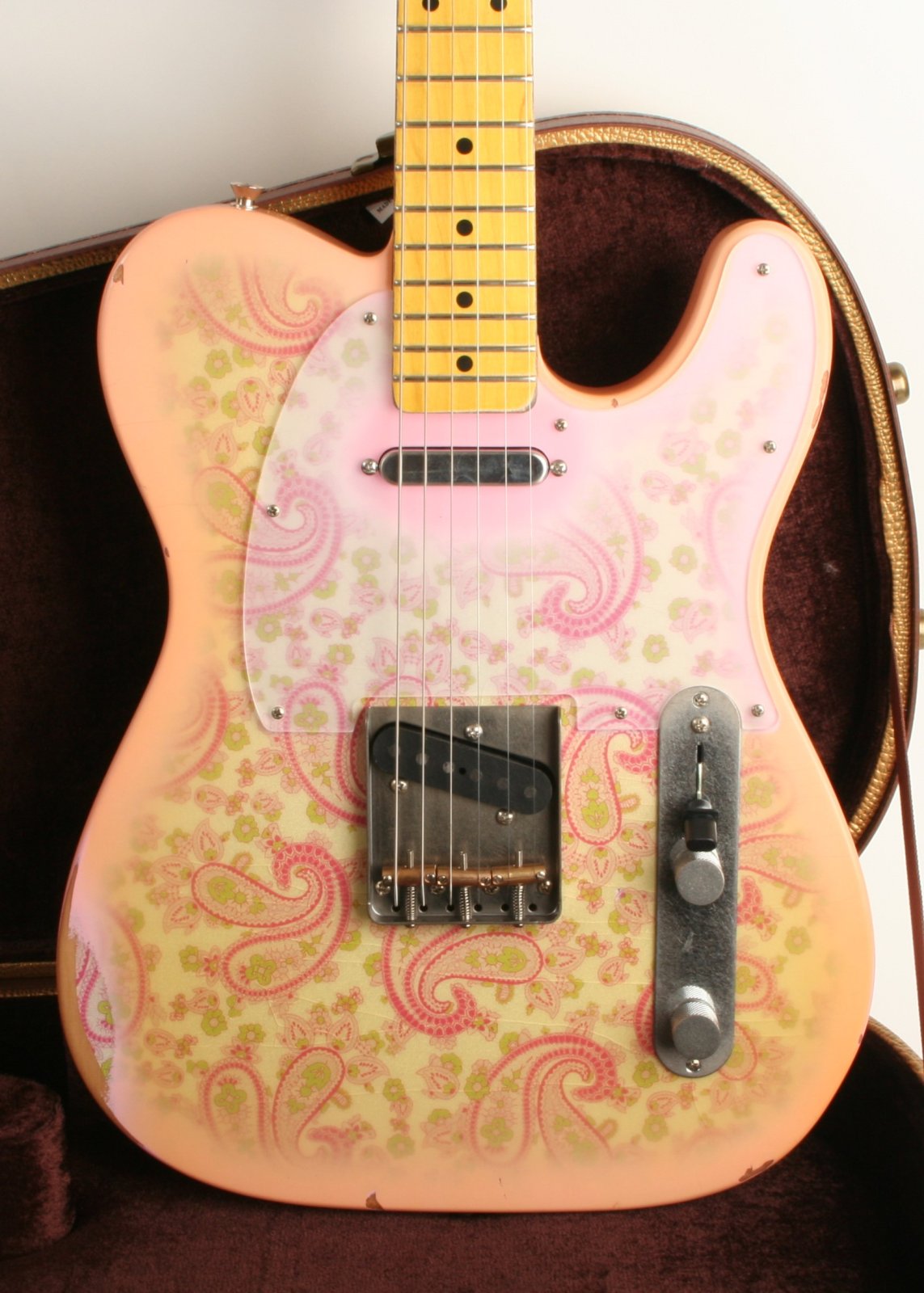 Nash T-68 PSLY Pink Paisley Lollar Pickups GRT-515