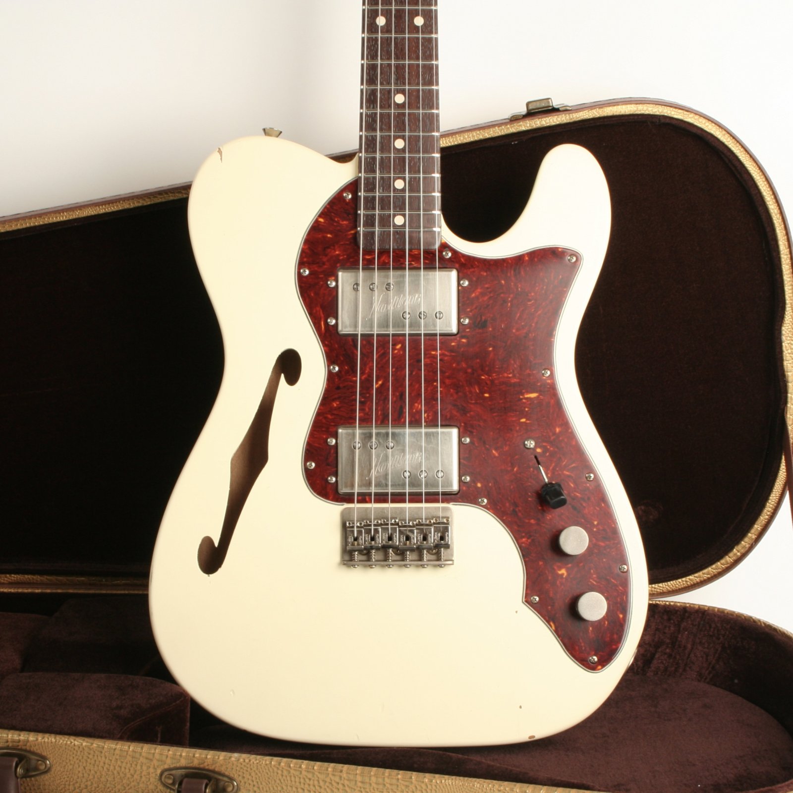Nash Guitars T-72 TL Olympic White Lollar Regal Wide Range Humbuckers ...