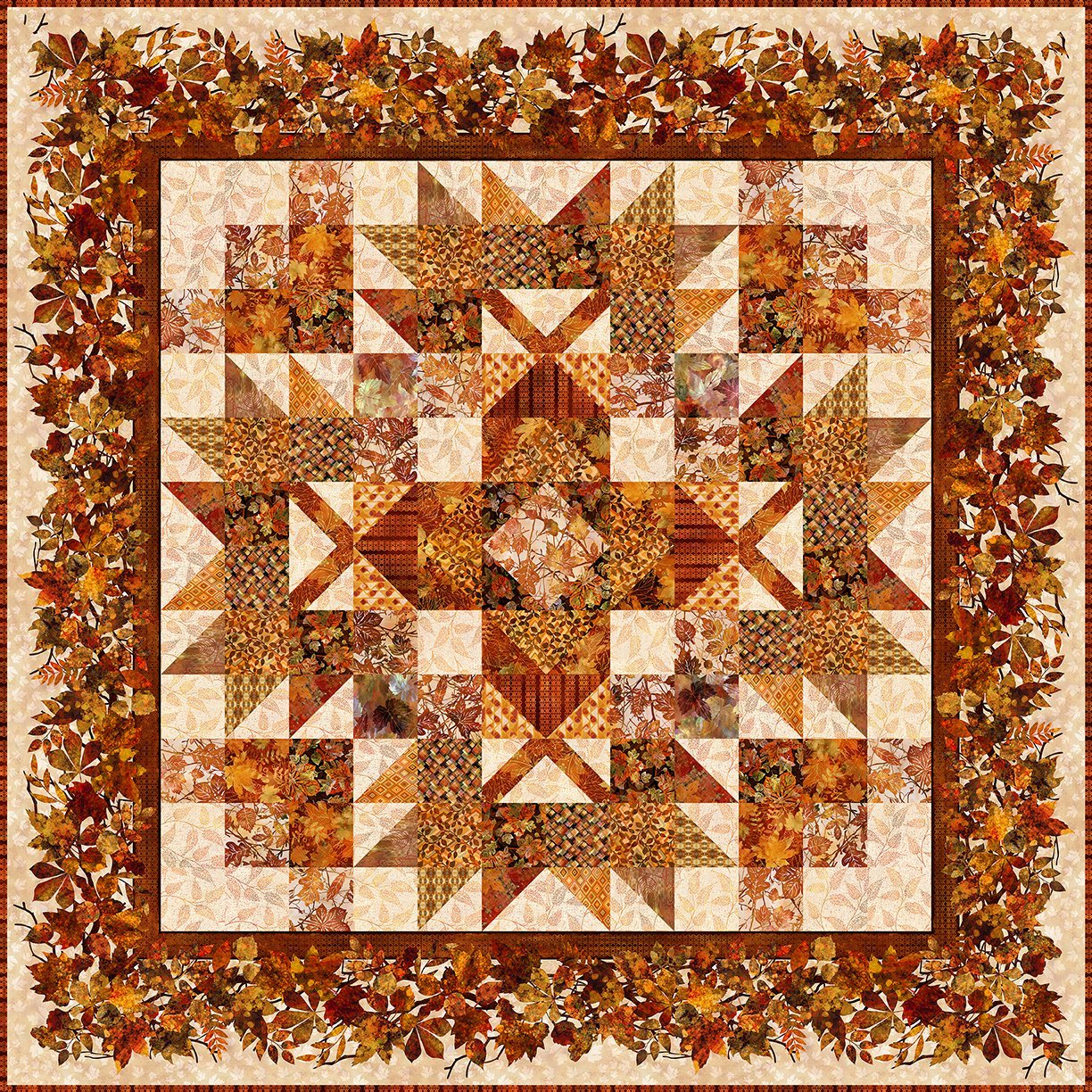 Falling Leaves - Falling Leaves Quilt Pattern