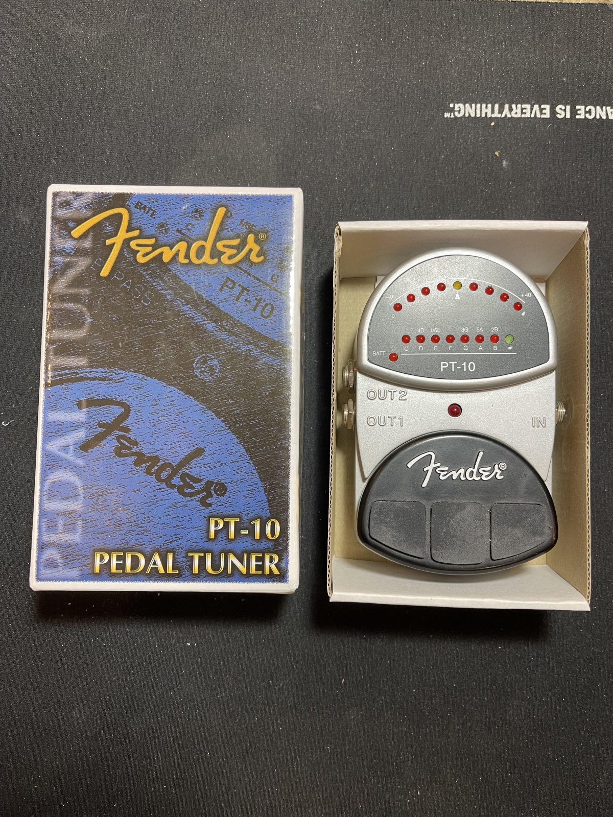 Fender PT-10 Chromatic Pedal Tuner
