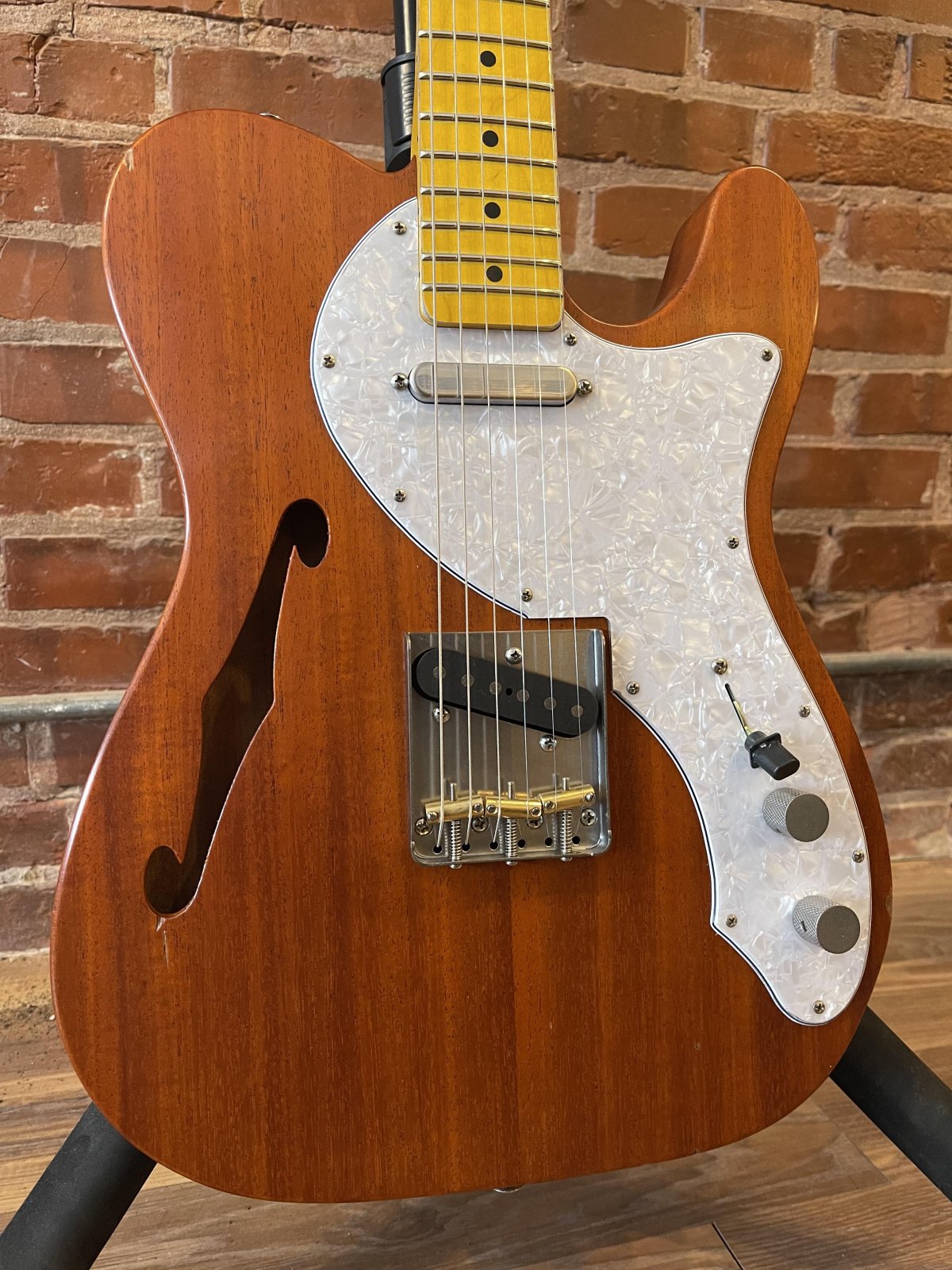 Nash Guitars 2024 T-69 Thinline Amber/Maple with hard case