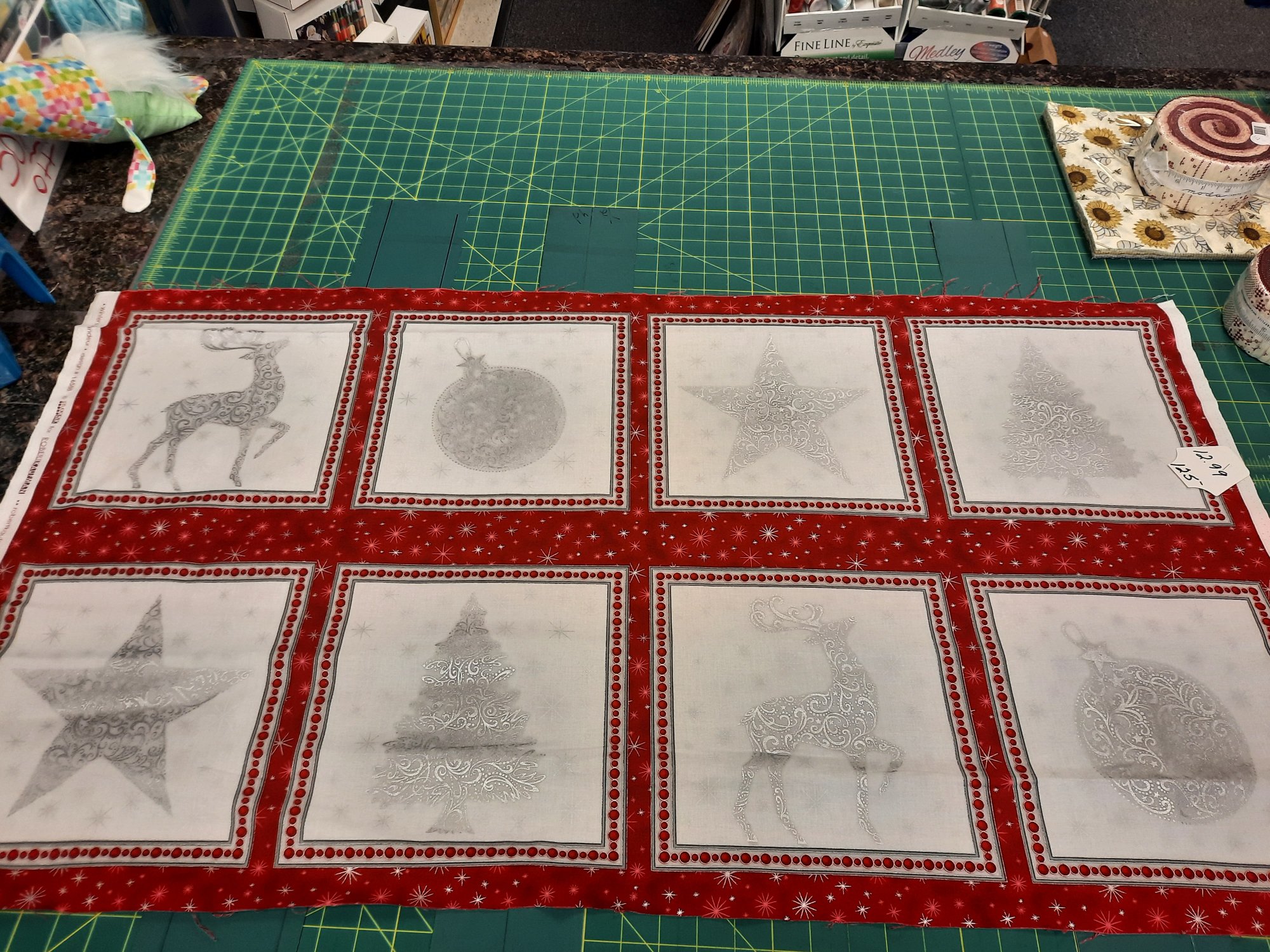 Red And Silver Metallic Christmas