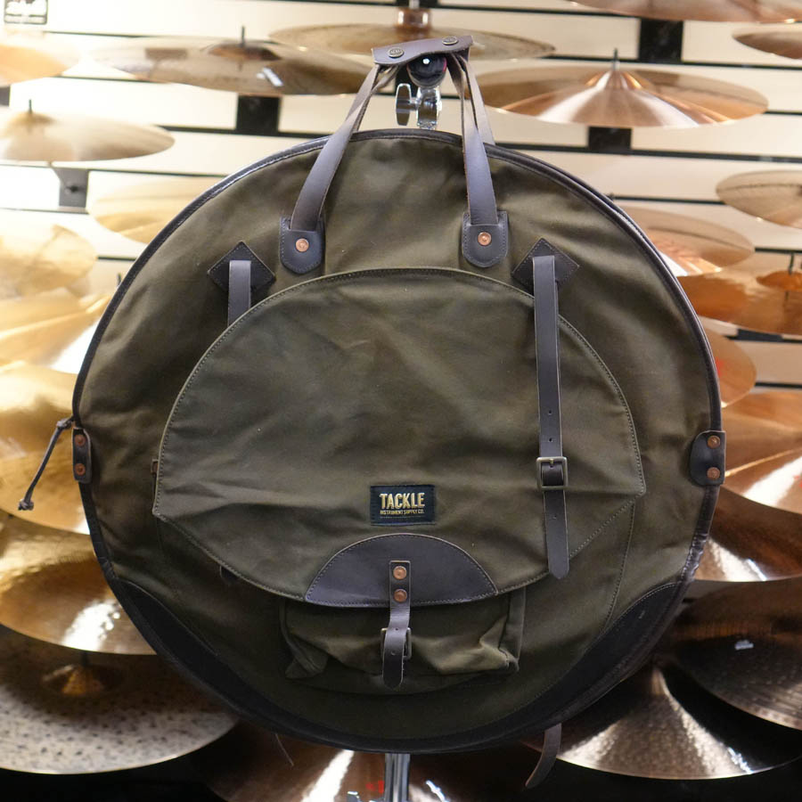 Tackle 22 Cymbal Bag w/Backpack Straps/Dividers Forest Green - Used