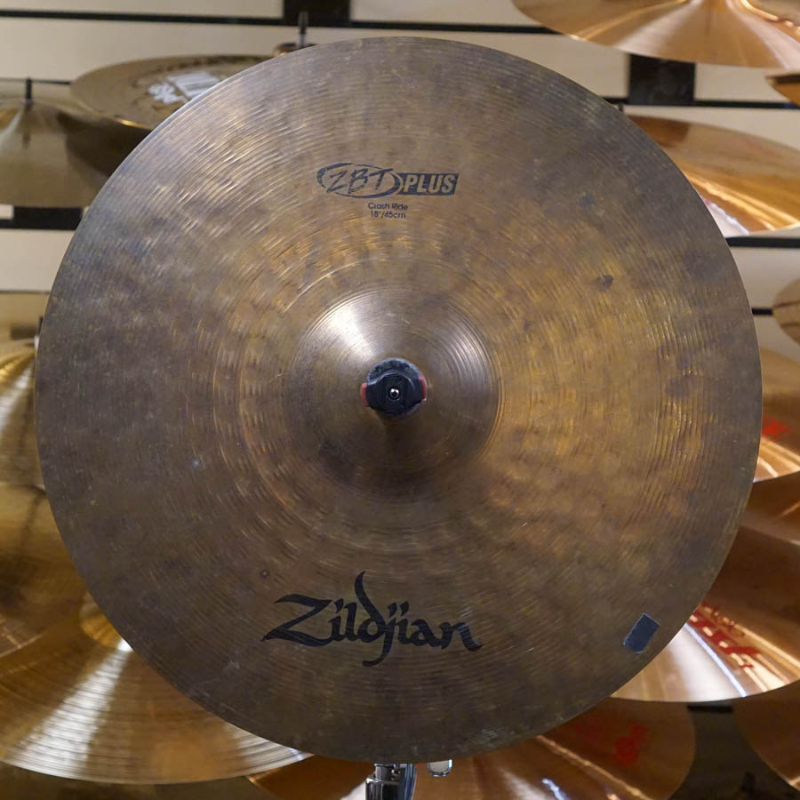 Zildjian 18 ZBT Plus Crash Ride Cymbal Used Zildjian 18 ZBT Plus Crash Ride Cymbal Used
