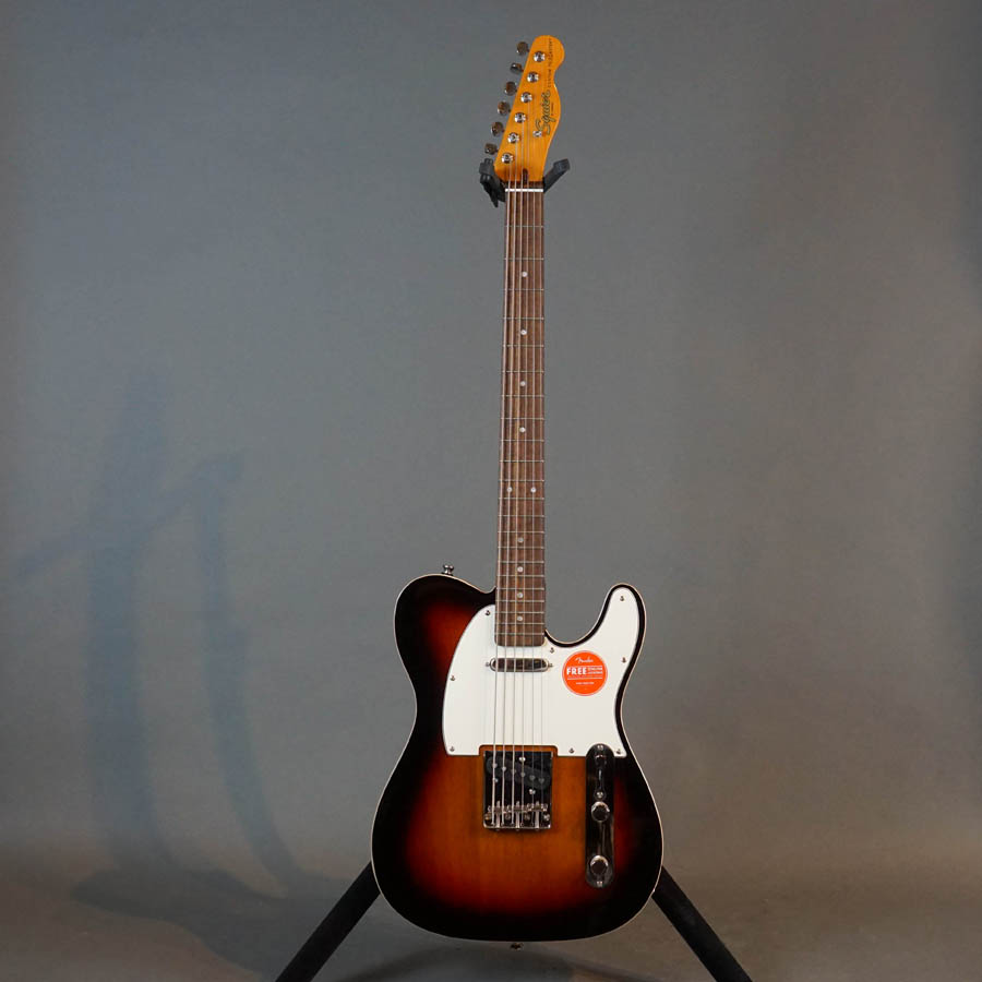 Squier Classic Vibe Baritone Custom Telecaster Laurel 3-Color Sunburst ...