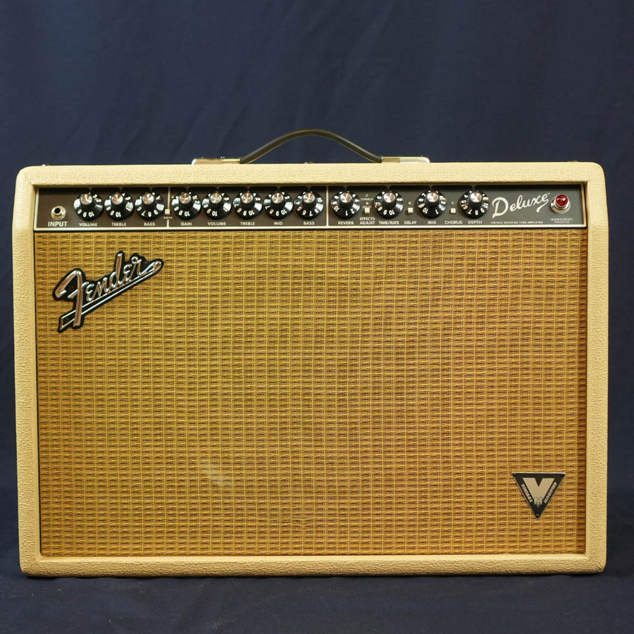 Fender Deluxe VM 1x12 40w Guitar Tube Combo Amplifier Blonde (2009) - Used