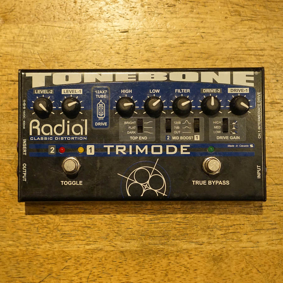 Radial Tonebone Trimode Classic Tube Distortion Pedal - Used