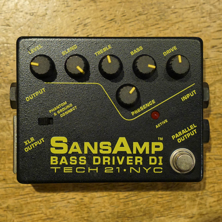 Tech 21 Sansamp Bass Driver DI Bass Effects Pedal V1 - Used