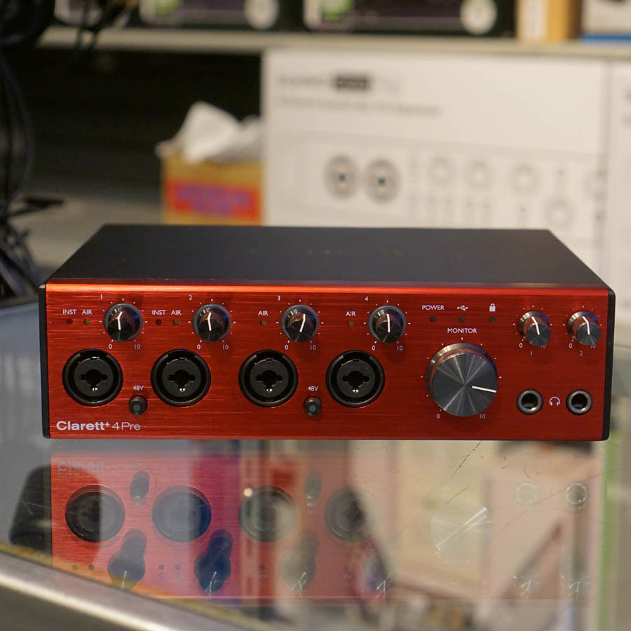 Focusrite Clarett+ 4Pre USB-C Audio Interface (2022) - Used