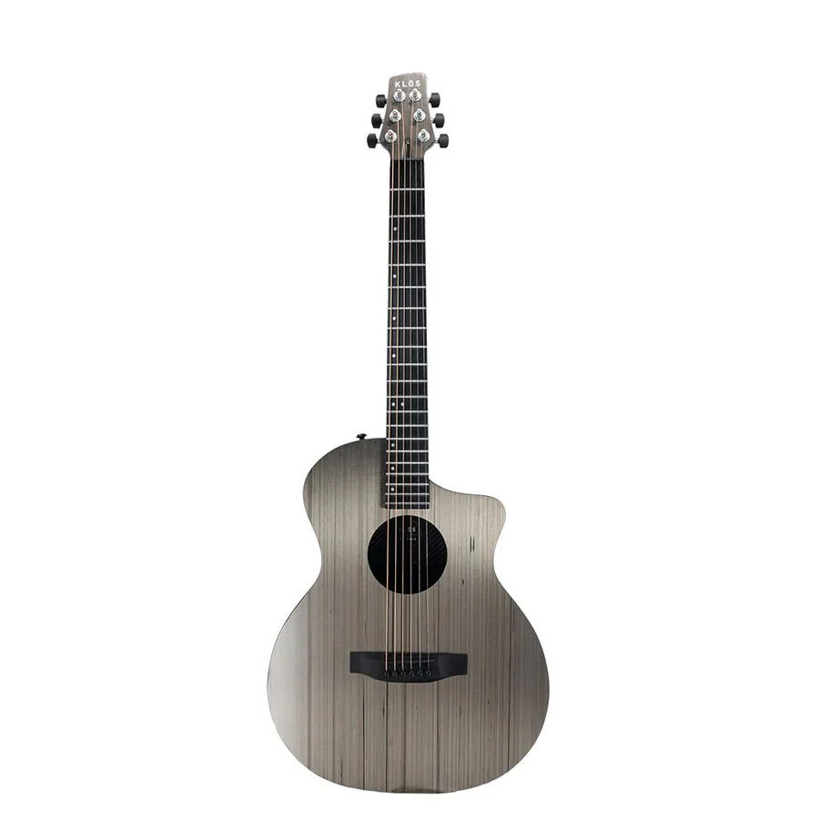 KLOS Carbon Timber Grand Cutaway Mini Acoustic Guitar