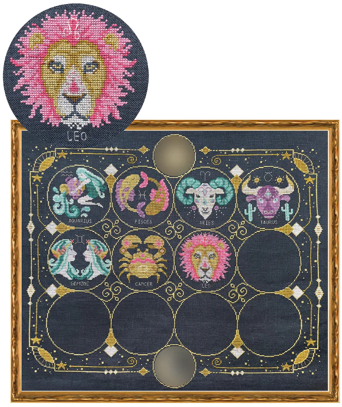 Zodiac Signs: Leo chart - Tiny Modernist