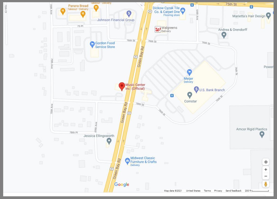 Music Center Inc. | Kenosha, WI