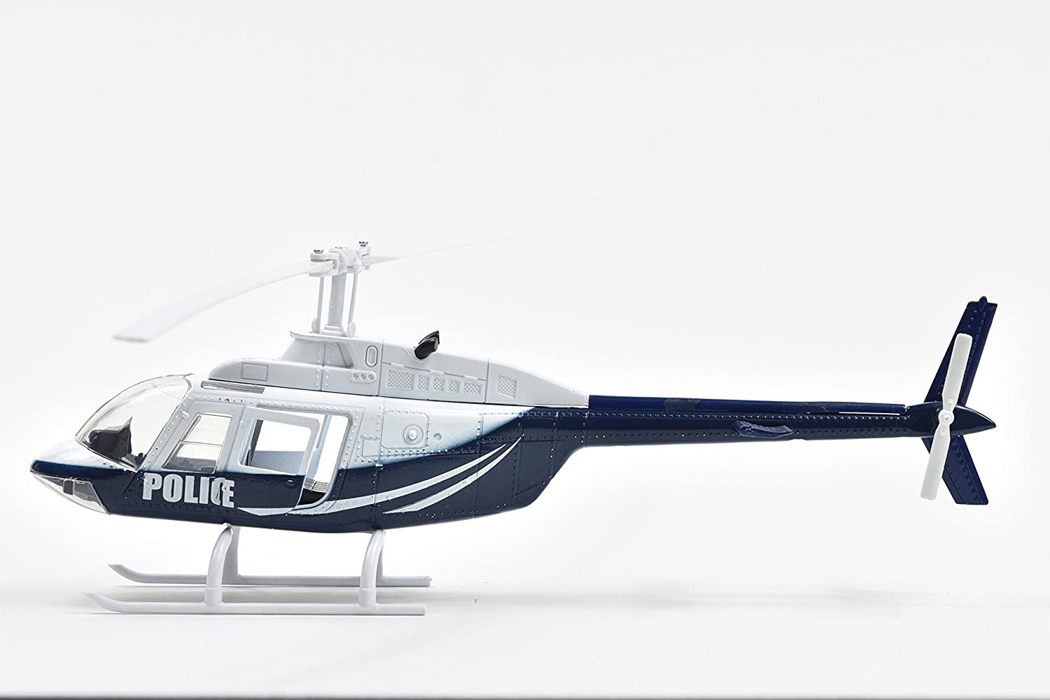 1/43 Sky Pilot AH-64 Apache Bell 206 Police