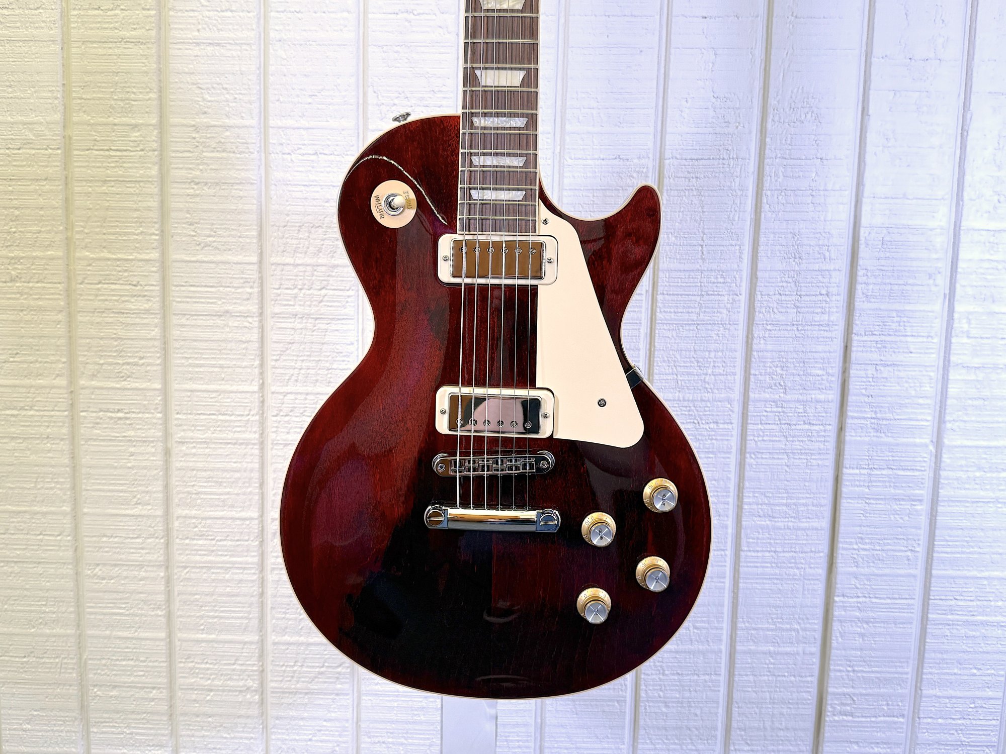 Gibson Les Paul 70s Deluxe Wine Red 210740106 - 711106118215