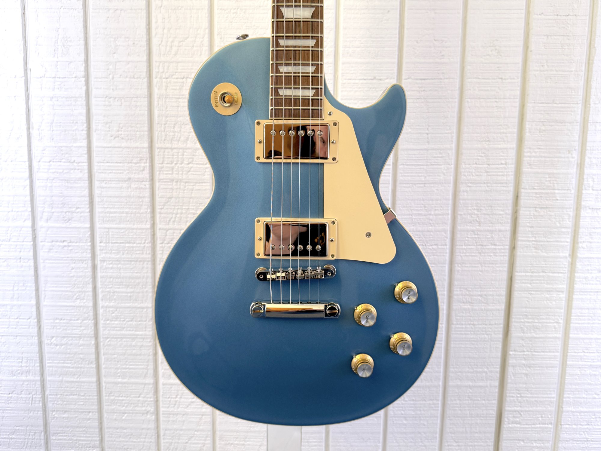 Gibson Les Paul Standard 60s Plain Top Pelham Blue 224030222 - 711106139029