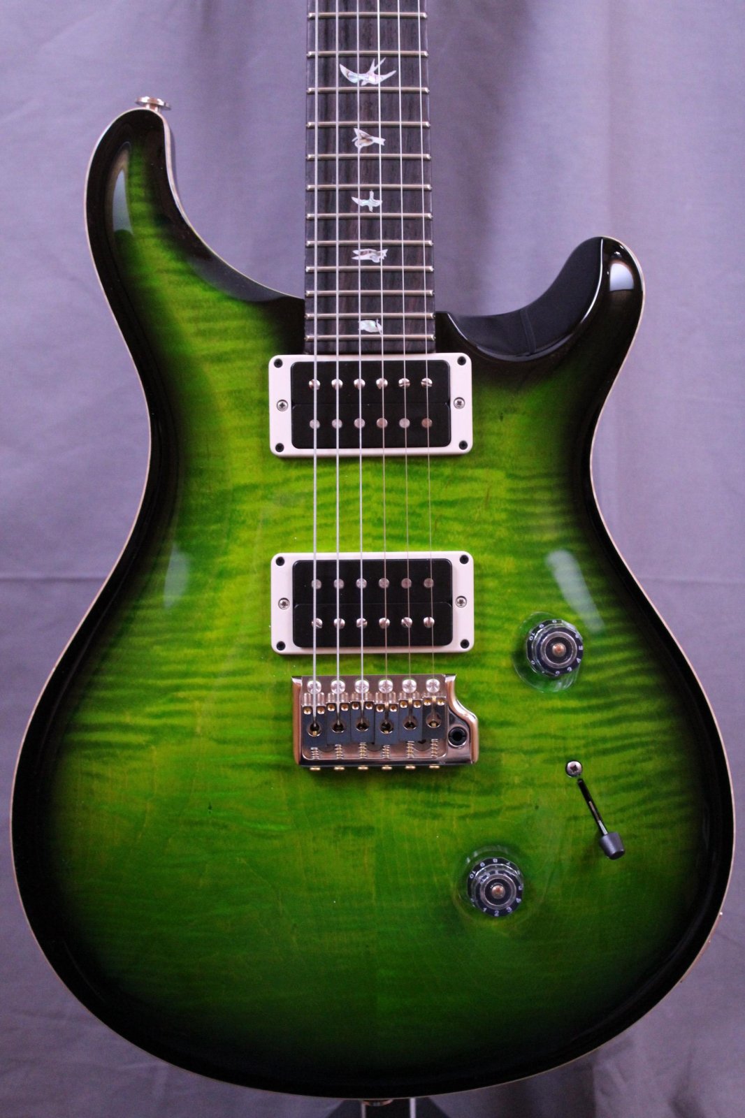 USED PRS Custom 24 - Pattern Thin Custom Color - Eriza Verde Smokeburst ...