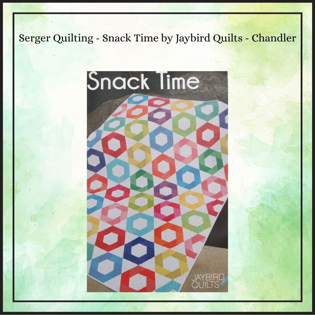 Serger Quilting - Snack Time by Jaybird Quilts - Cathy Recio - Chandler