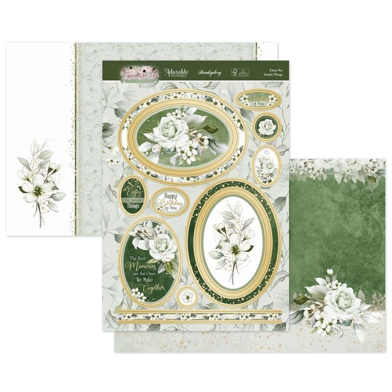 Hunky Dory -Enjoy The Simple Things Luxury Topper Set