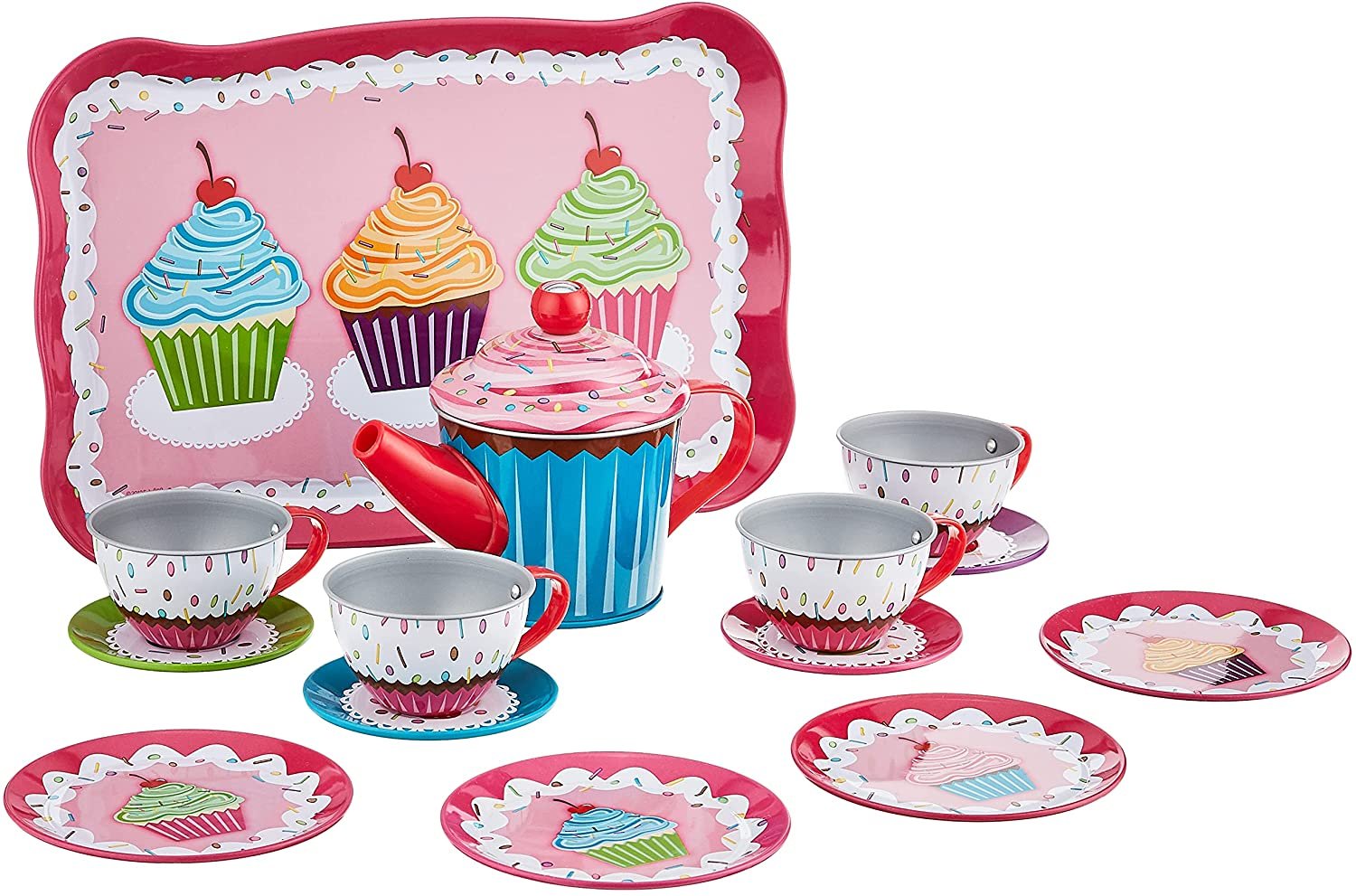 CUPCAKE TIN TEA SET 019649231348 CUPCAKE TIN TEA SET 019649231348