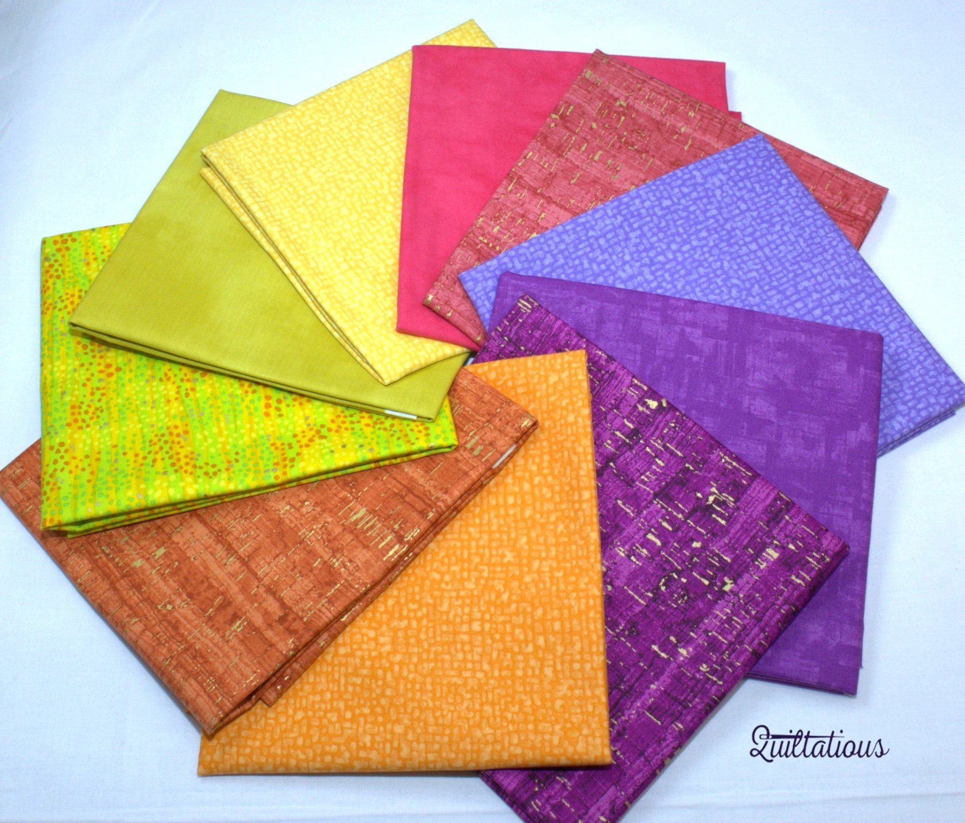 Half a Metre Bundle of 10 (ten) - Happy Dance - Windham Fabrics