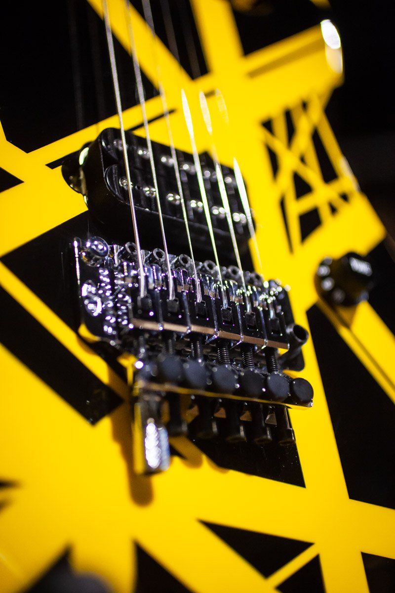 Black And Yellow Electric Guitar