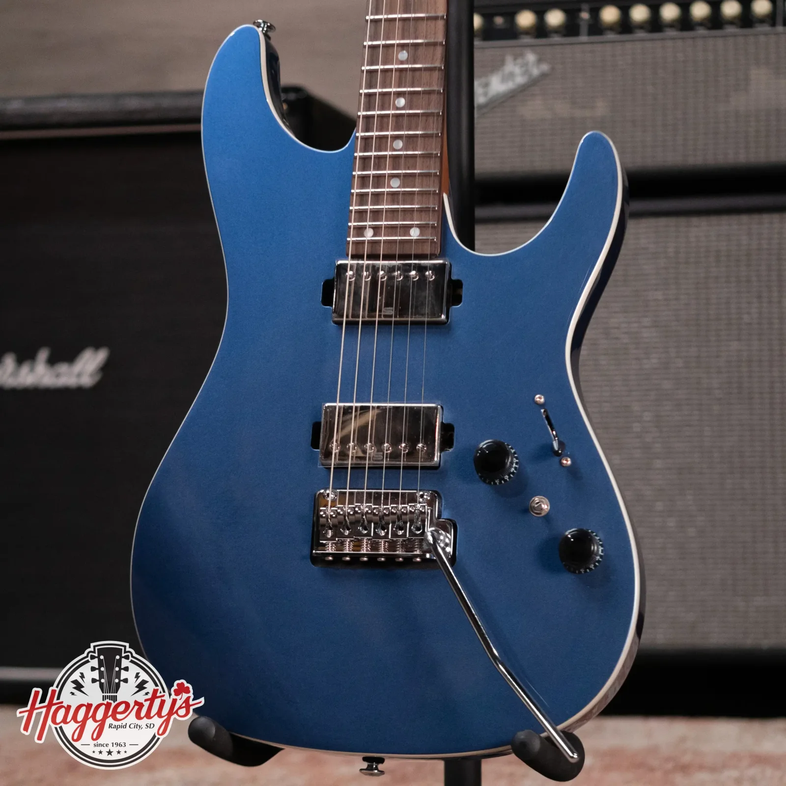 Ibanez Premium AZ42P1PBE Electric Guitar - Prussian Blue Metallic with ...