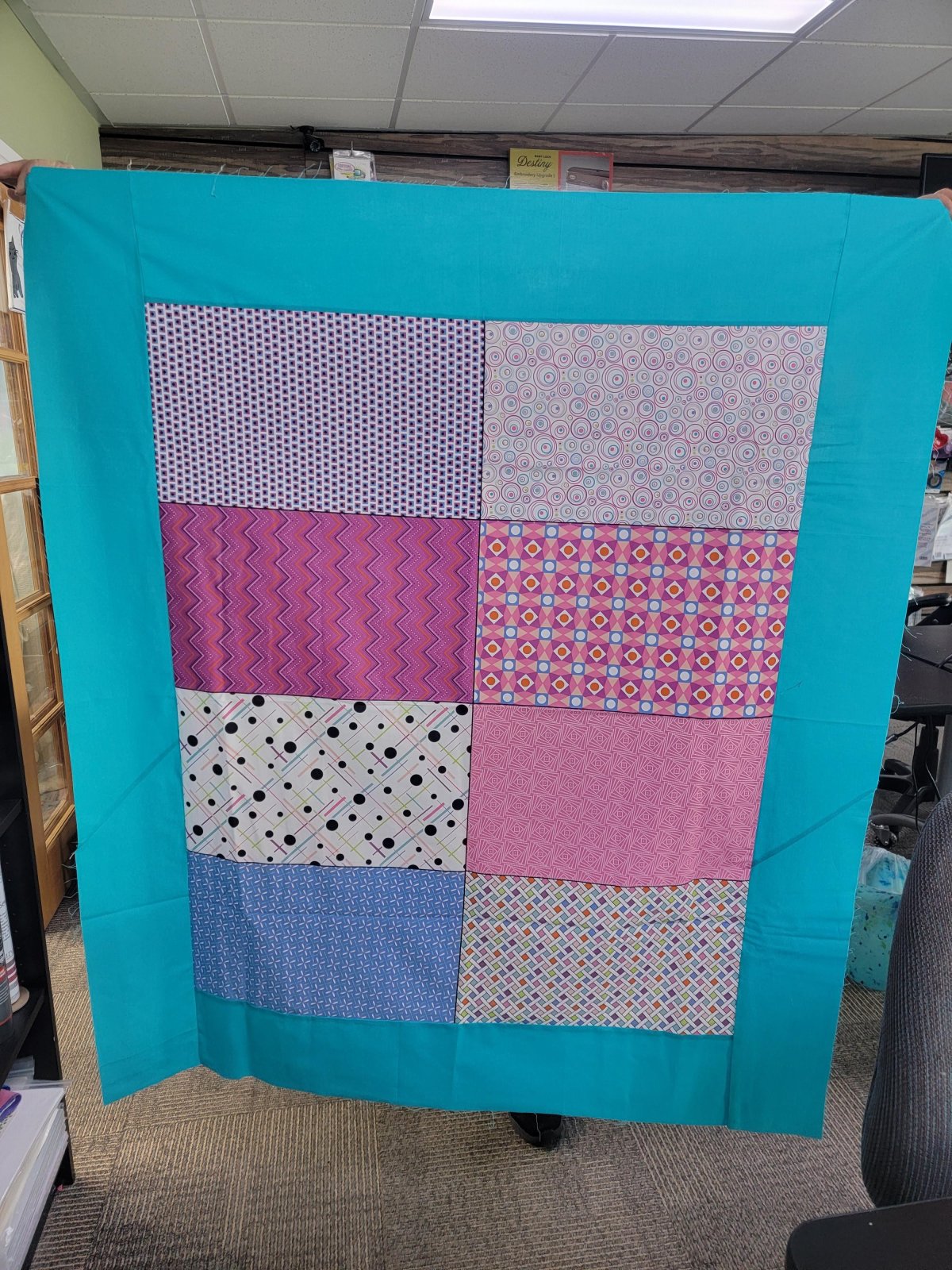 Edge To Edge Border Quilting With Luminaire And Solaris