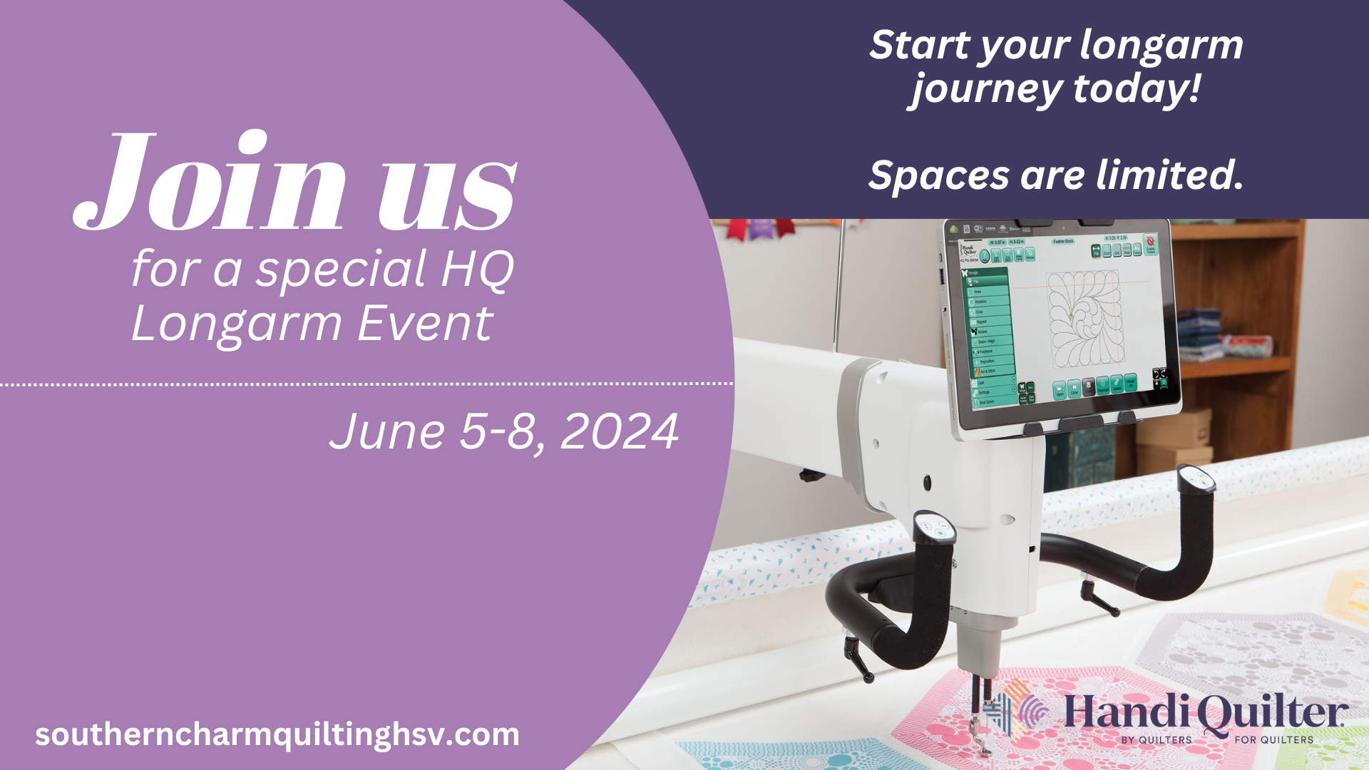 Handi Quilter Special Van Event