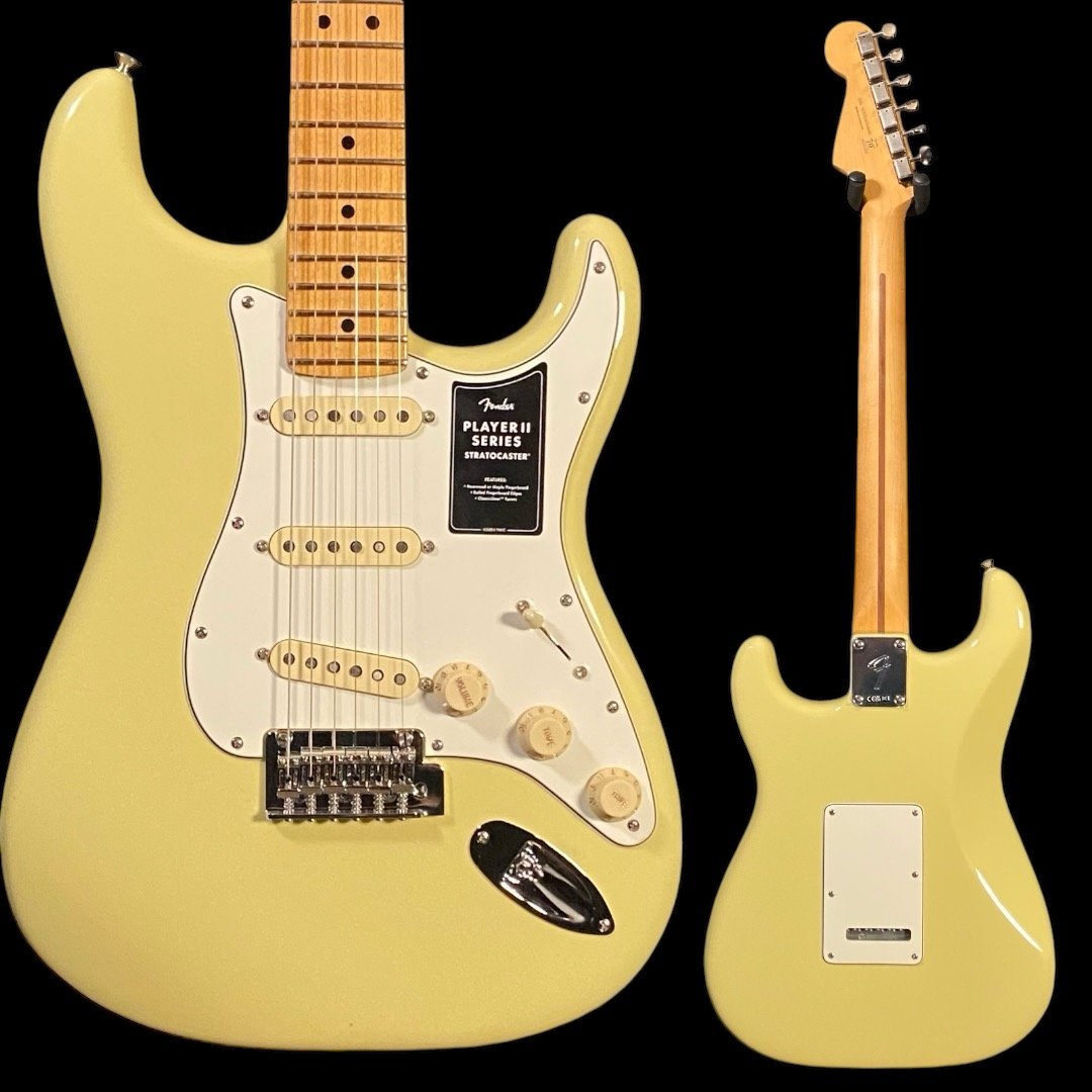 Fender Player II Stratocaster Electric Guitar - Hialeah Yellow with ...
