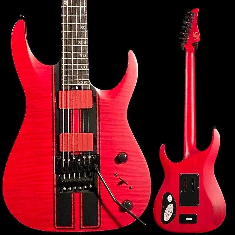 Schecter Banshee GT-6 FR Electric Guitar - Satin Trans Red - 815447028636