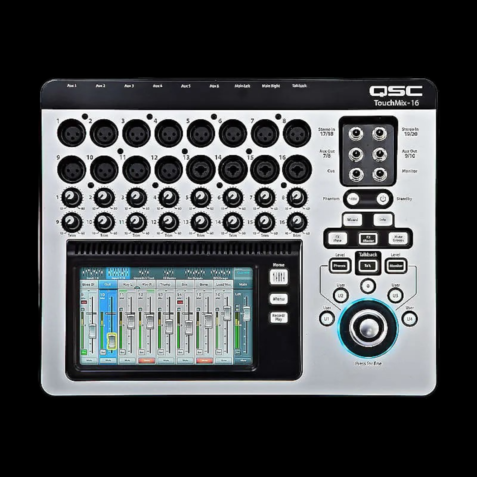 QSC TouchMix-16 22-channel Touchscreen Digital Mixer - 684284061546