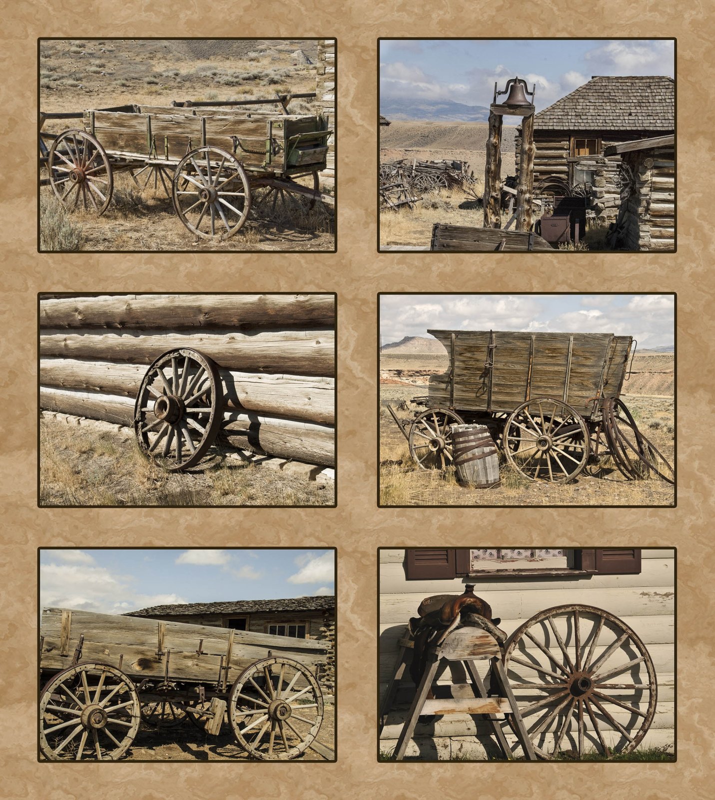 FAR-014 - Wagon Wheel Fabric Panel