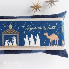 Kimberbell Nativity Bench Pillow