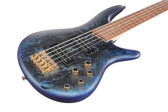 Ibanez SR Standard 5-String Electric Bass - Cosmic Blue Frozen Matte ...