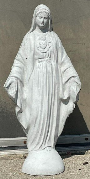Concrete Immaculate Heart Statue, 21