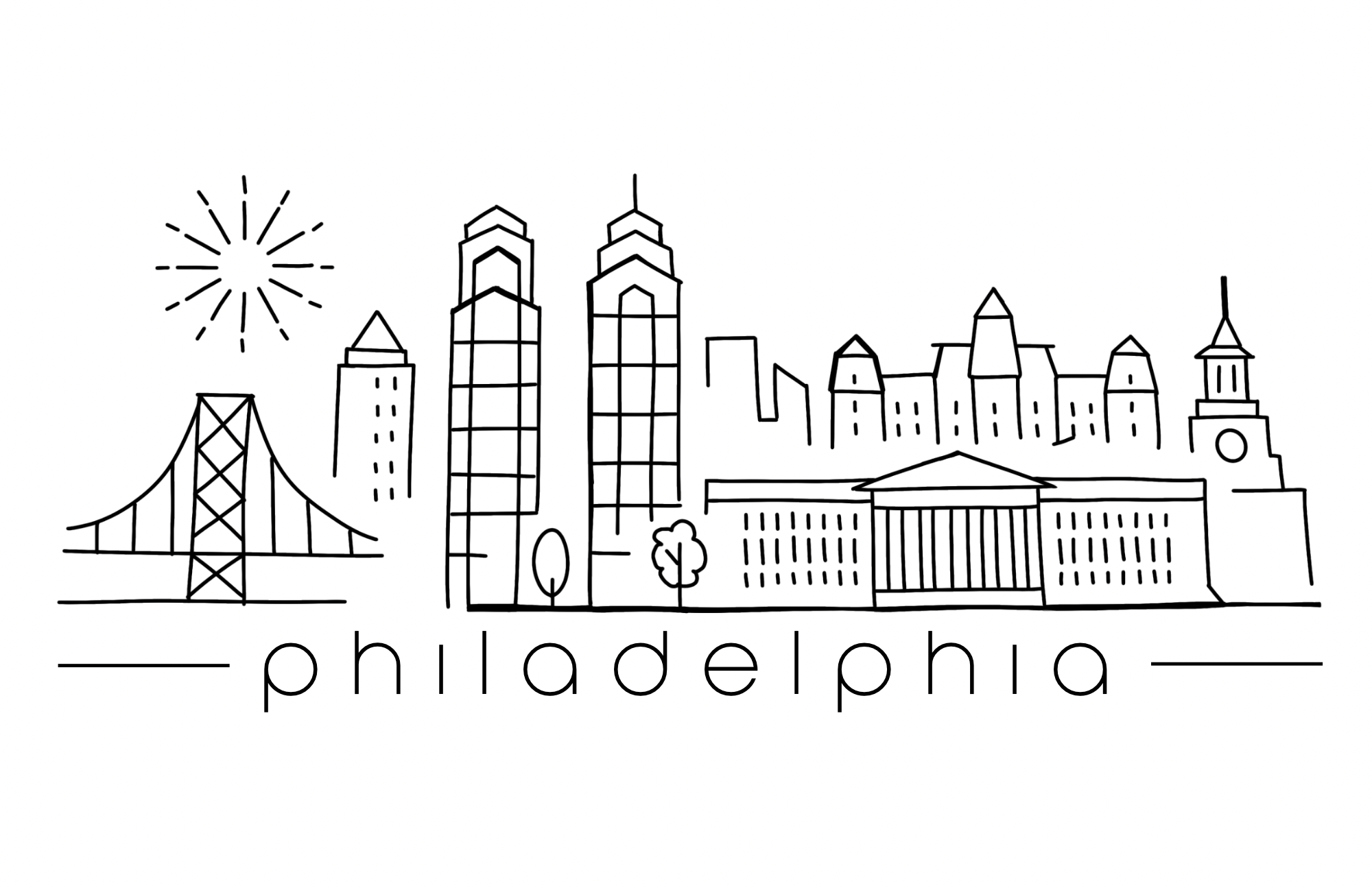 Embroidery 101: Stitch the Philadelphia Skyline
