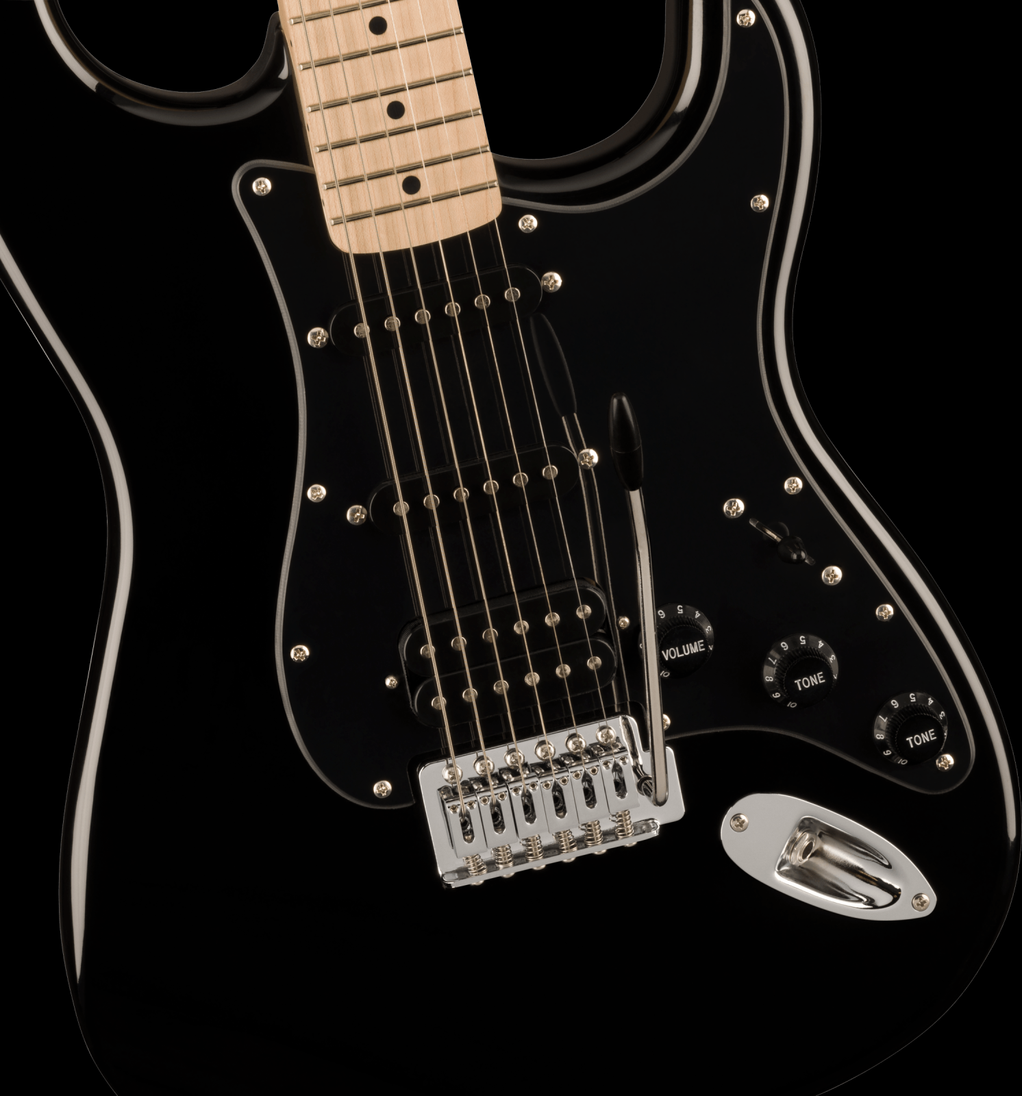 Squier Sonic Stratocaster HSS Black - 717669815691
