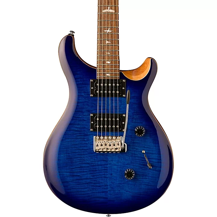PRS SE Custom 24 Electric Guitar w/ Bag - Faded Blue Burst - 825362135319